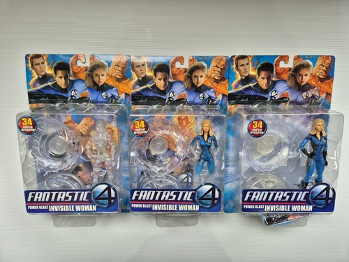 Fantastic 4 Power Blast Invisible Woman Action Figure All Three ...