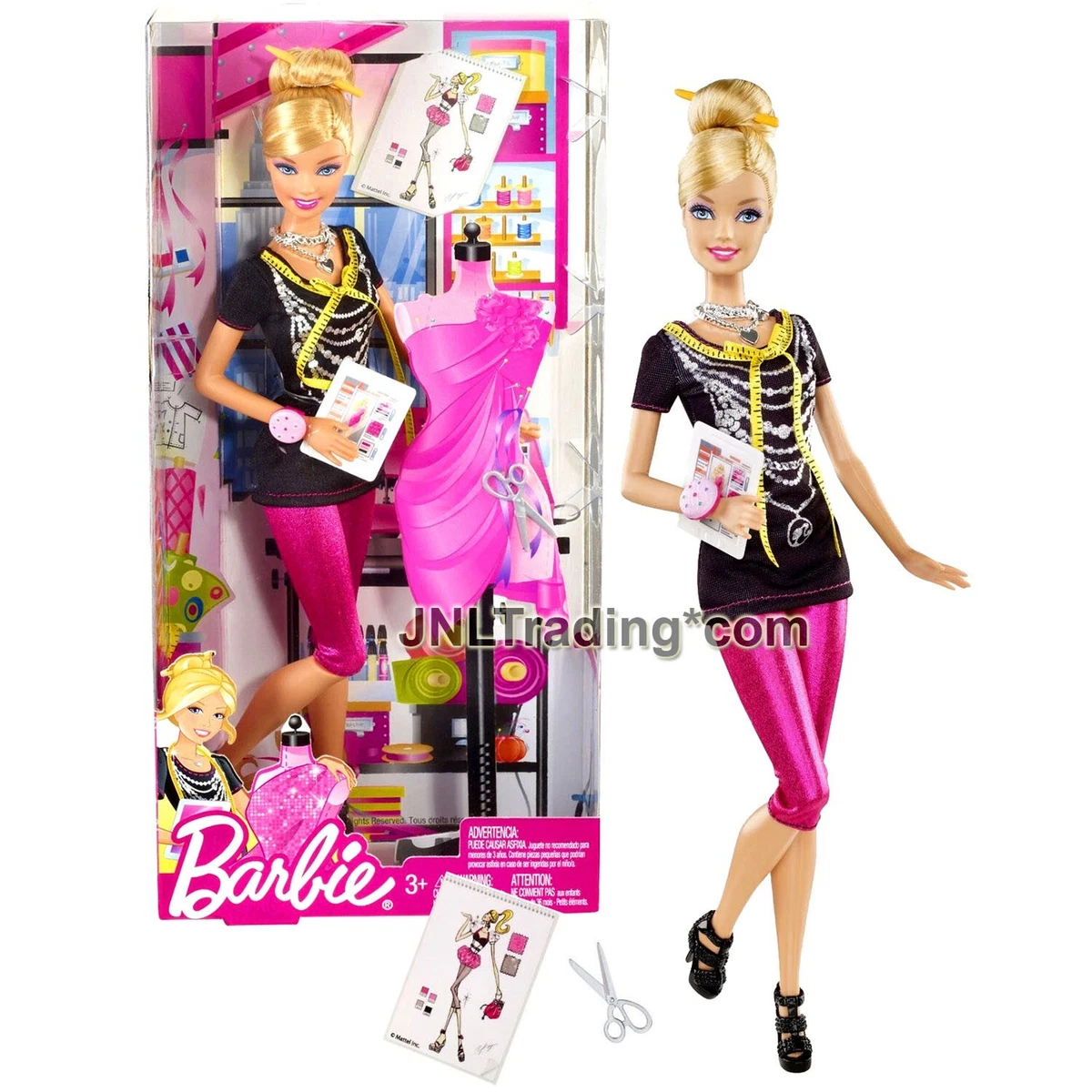 特別価格Barbie 12 Inch Fashion Doll Yellow and Pink Flowers Floral Design ...