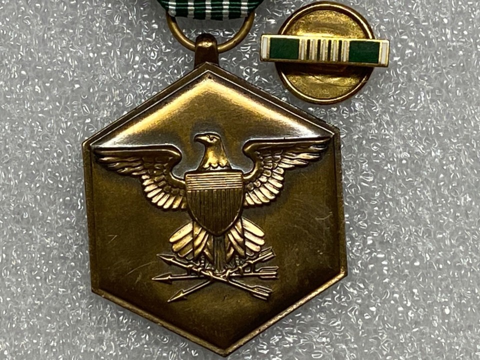 U.S. ARMY, COMMENDATION MEDAL, RIBBON, LAPEL PIN, ARCOM, NAMED | eBay