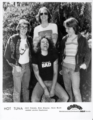 Vintage Press Photograph - HOT TUNA - Jack Casady, Bob Steeler, Nick ...