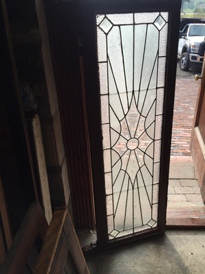 Sg 814 Antique Sunburst Pattern Transom Window Beveled Glass Center | eBay