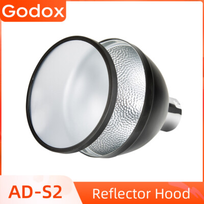 US Godox AD-S2 Standard Reflector with Soft Diffuser for AD200 AD200Pro ...