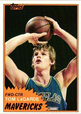 TOM LaGARDE 1980-81 Topps Basketball #10 FREE SHIP 50% OFF SALE ...