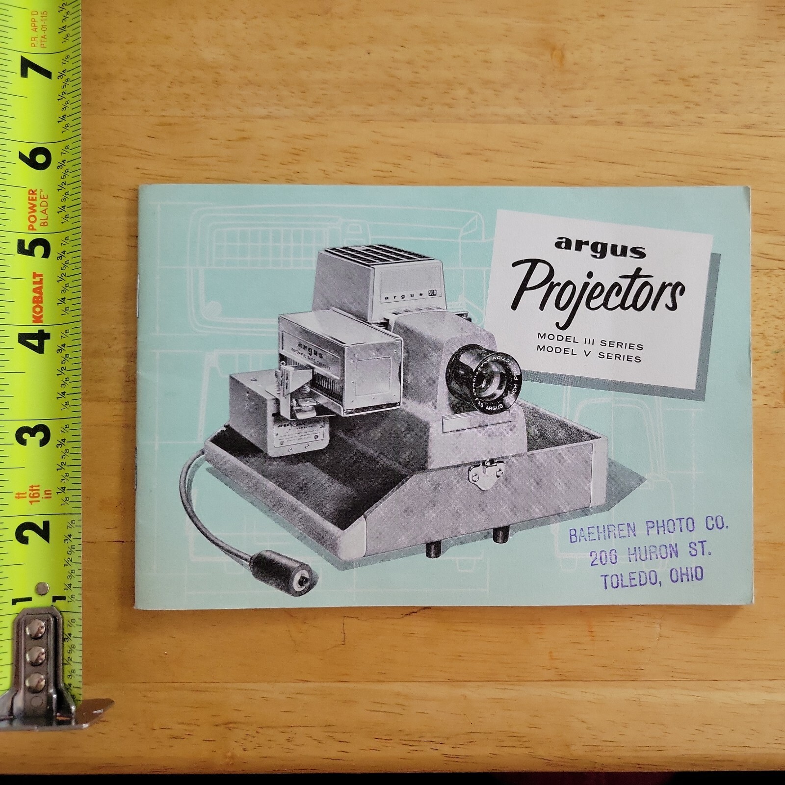 ARGUS PROJECTORS MODEL III V 3 5 MANUAL OLD VINTAGE 2 | eBay