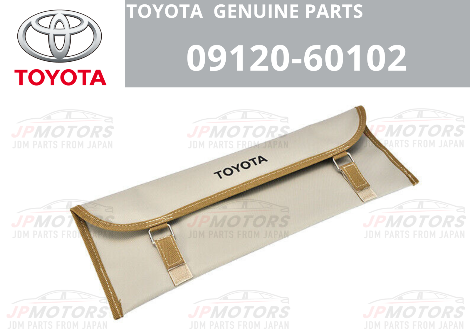 TOYOTA Genuine Tool Bag Land Cruiser 40 60 70 80 Series JDM Japan 09120 ...
