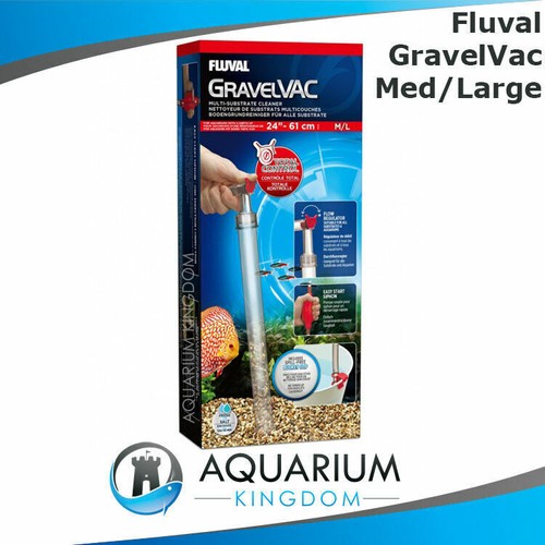 Fluval Gravel Vac Multi - Medium/Large -Aquarium Substrate Cleaner ...