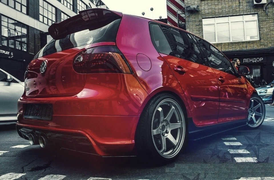 VW Golf 5 MK5 R32 GTI Rear Bumper Diffuser FITS | Gray | Unfinished ...