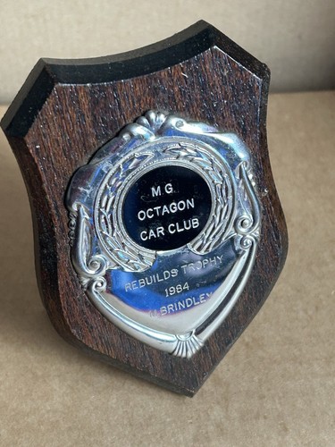 MG OCTAGON CAR CLUB AWARD /PLAQUE REBUILDS WINNER 1984 | eBay