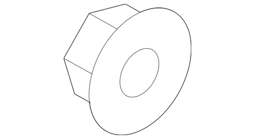 Genuine Ford Front Muffler Nut W520103-S403 | eBay