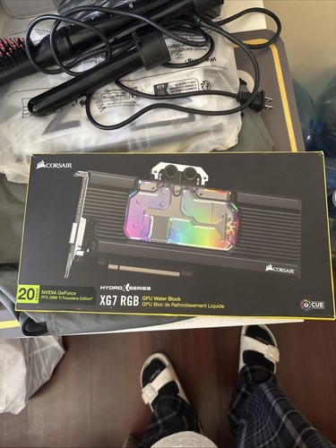 Corsair Hydro X Series XG7 RGB Founders Edition GPU Water Block, Black ...