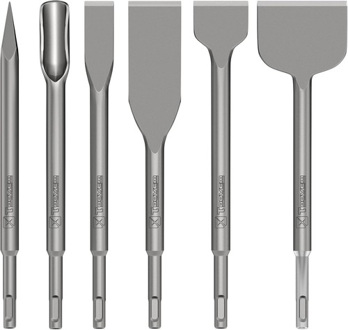 TOOVEM 6pc SDS Plus Chisel Set, SDS Plus Shanks Masonry Concrete Drill ...