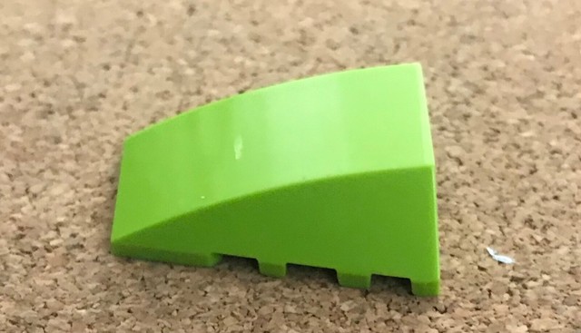 LEGO Slope Curved Wedge 4x4 No Studs 47753 X5 for sale online | eBay