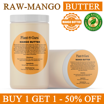Raw Mango Butter 32 oz. Bulk 100% Pure Unrefined Organic Bulk For Skin ...