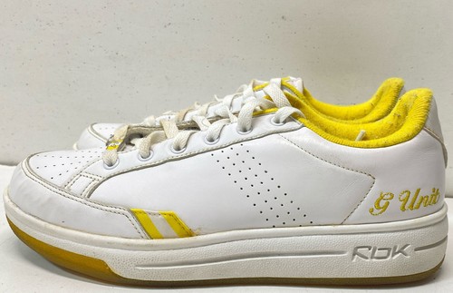 Reebok Vintage G-Unit G6 White Yellow Sneaker Casual Shoes Women's Size ...