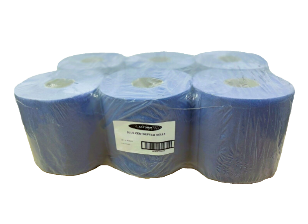 Blue Centrefeed Rolls 2-Ply, 6 Pack,70m,90m,120m,150m, Hand Wipes Paper ...