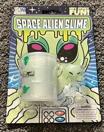SPACE ALIEN SLIME Glow-in-the-Dark SLIME NEW GOO ET UFO By Fun Express ...