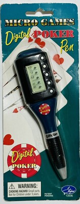 DIGITAL POKER PEN - Game Pen / Ball Point Pen by Micro Games - BRAND ...