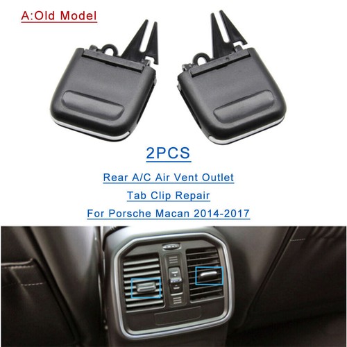 2PCS For Porsche Macan 14-2017 Car Interior Rear AC Vent Grille Tap ...