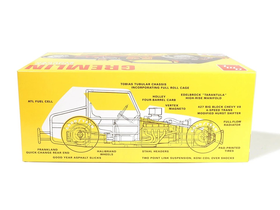 1:25 AMT AMC Gremlin MODIFIED Coupe Stocker Racecar PLASTIC MODEL KIT ...
