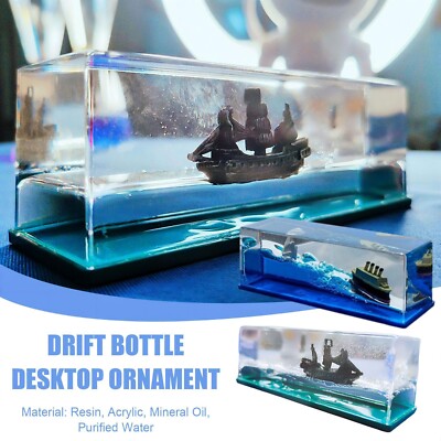 Cruise Ship Fluid Drift Black Pearl Fidget Stress Relief Desktop Car ...