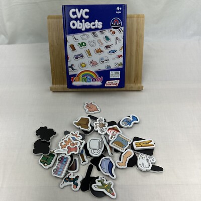 Junior Learning Rainbow CVC Objects Magnetic Foam Set - 40 Pieces ...