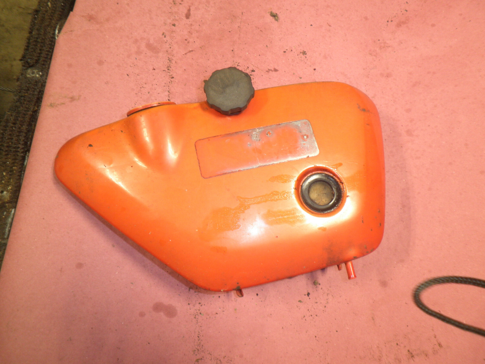 1968 ? 1970 Yamaha HS1 90 cc oil injection tank side cover | eBay