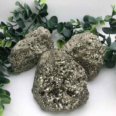 Large Pyrite Crystal Cluster 3-4" | eBay