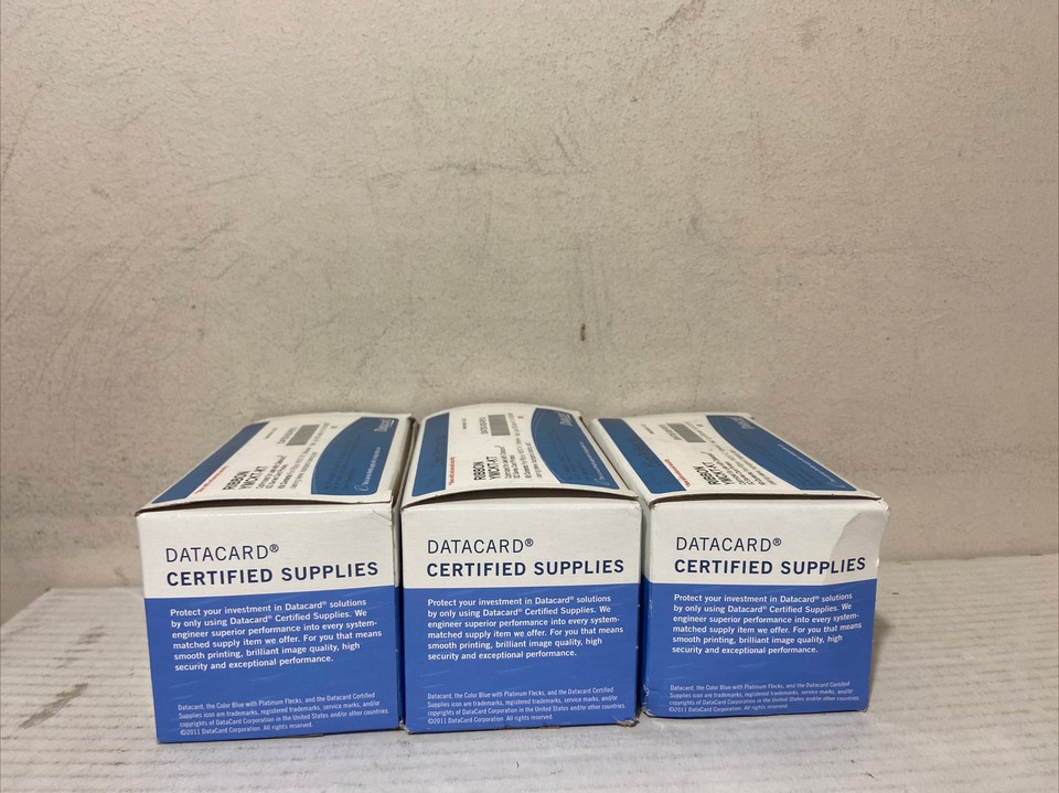 (Lot of 3) DataCard 534700-005-R010 Color Ribbon Kit / New | eBay
