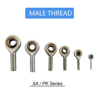 POS MALE ROD END BEARING ROSE JOINT M4 M6 M8 M10 M12 M16 TO M30 SA ...