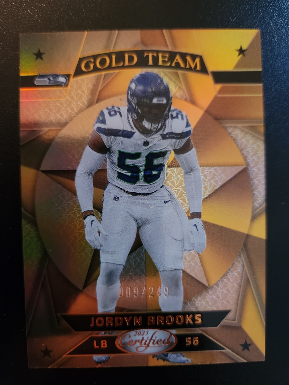 2023 Certified Gold Team Mirror Bronze /249 Jordyn Brooks #GT-17 ...