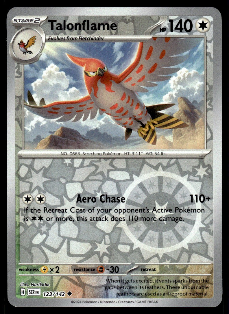 Talonflame Shiny Card
