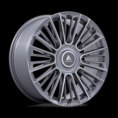 Asanti Premier 22 Inch Gloss Gray Wheel Rim Cadillac Escalade 6x5.5 Lug ...