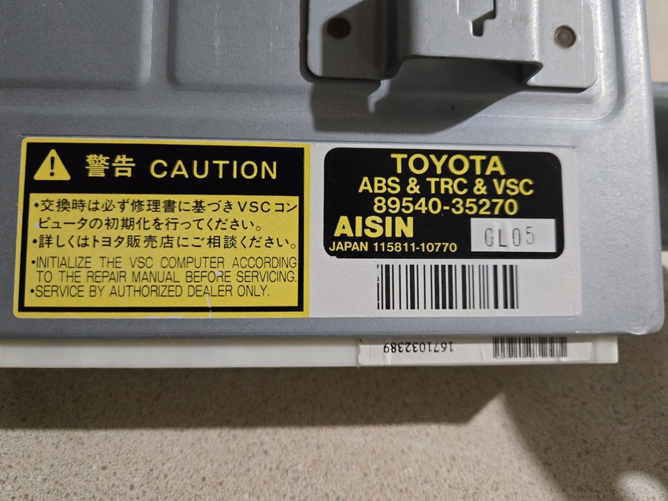2001-2002 TOYOTA 4RUNNER ABS VSC TRAC Control Module 89540-35270 OEM | eBay