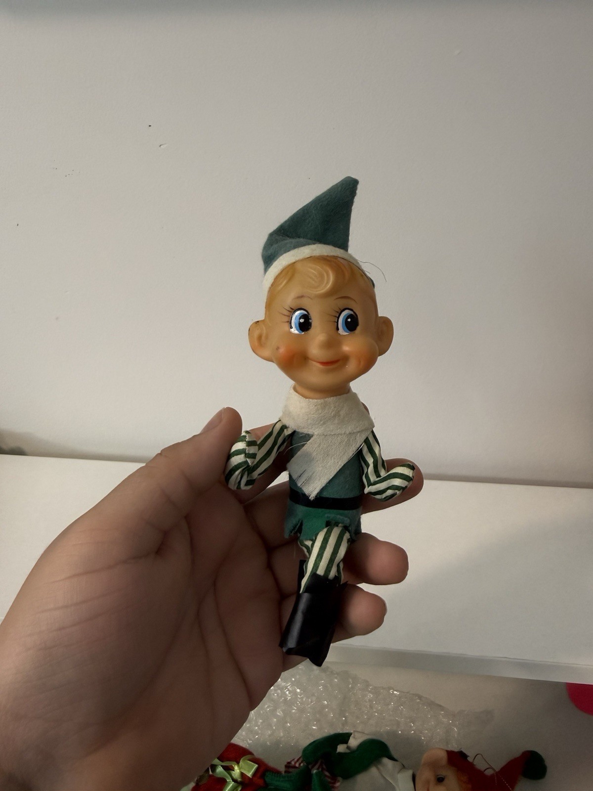 Vintage Christmas Knee Hugger Pixie Elves | eBay