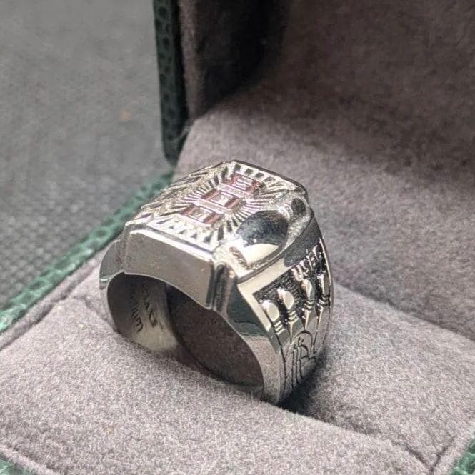 Keepsake USBC 800 Series Siladium Ring Size 14 Bowling Vintage | eBay