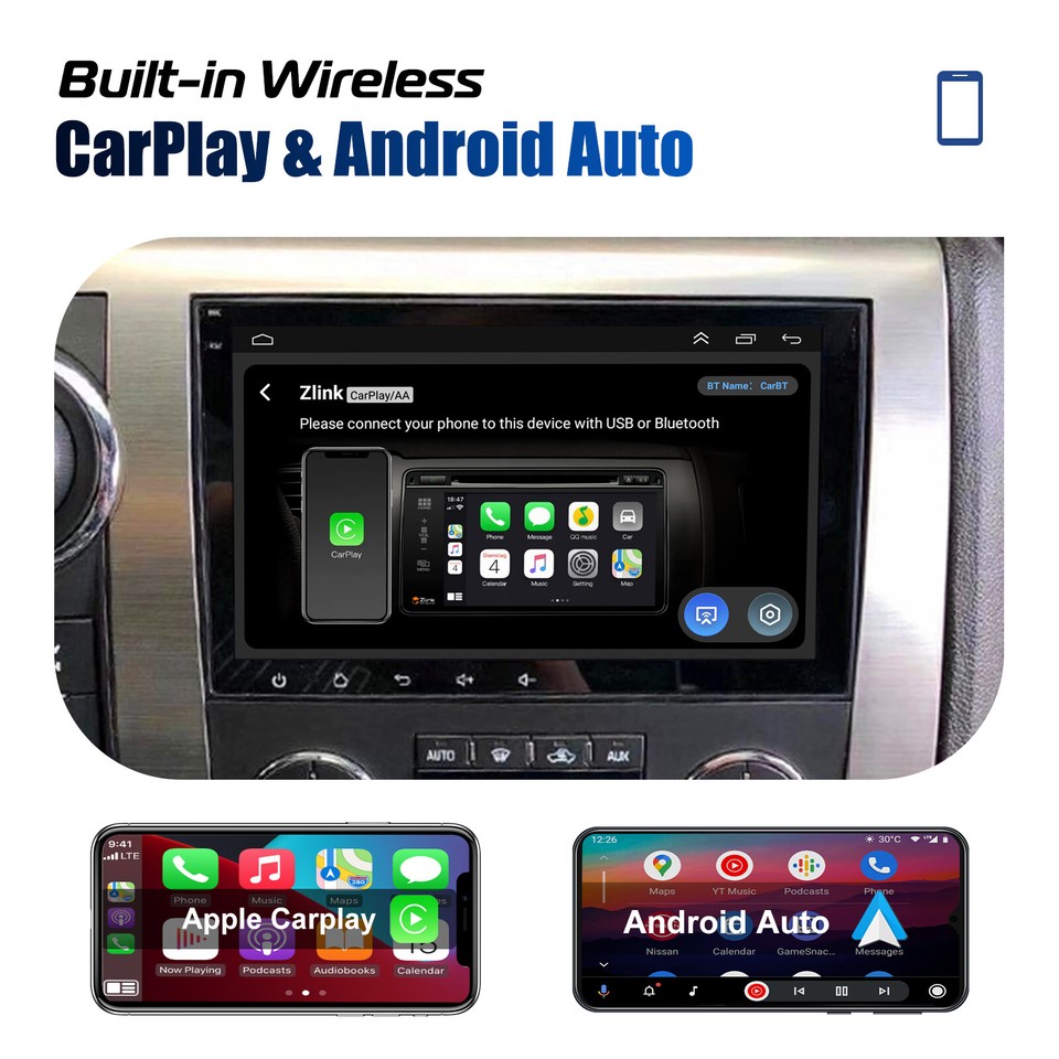 Single 1 Din Car Stereo Bluetooth MP3 In-dash FM/USB/AUX/Type-C Head ...