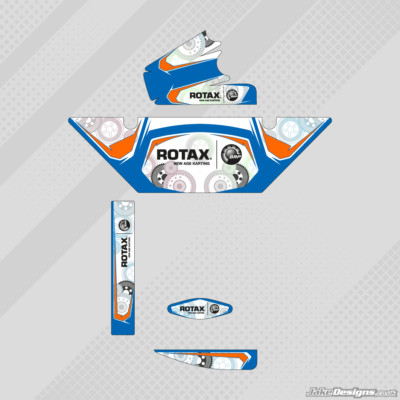 LH (Lewis Hamilton) EUROPEAN STYLE ROTAX RADIATOR STICKER KIT - KARTING ...