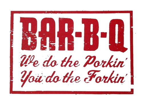 BBQ - We Do The Porkin' - 4x6 Vinyl Decal Car Window Cooler Bottle Trailer Bar | eBay