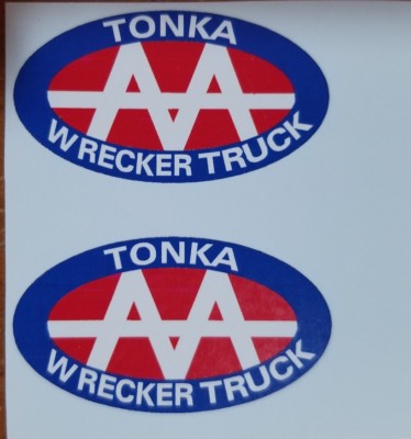 TONKA TRUCK WRECKER AA DOOR VINYL PEEL AND STICK DECAL SET 1957-1963 | eBay