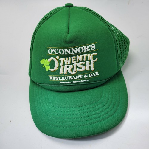 O'Connors Othentic Irish Restaurant Worcester MA Hat Cap Green Snapback ...