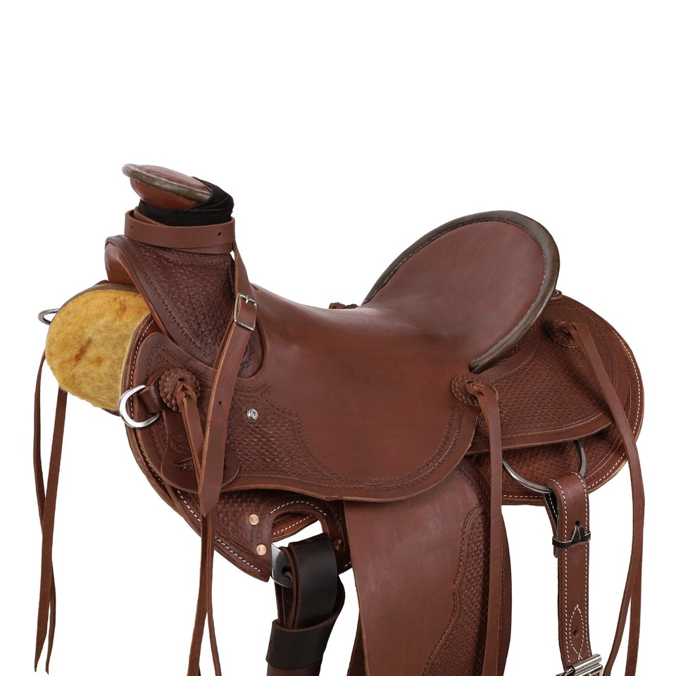 Showman Signature Series WADE ROPER SADDLE 15, 16, or 17 Inch Seat FQHB ...
