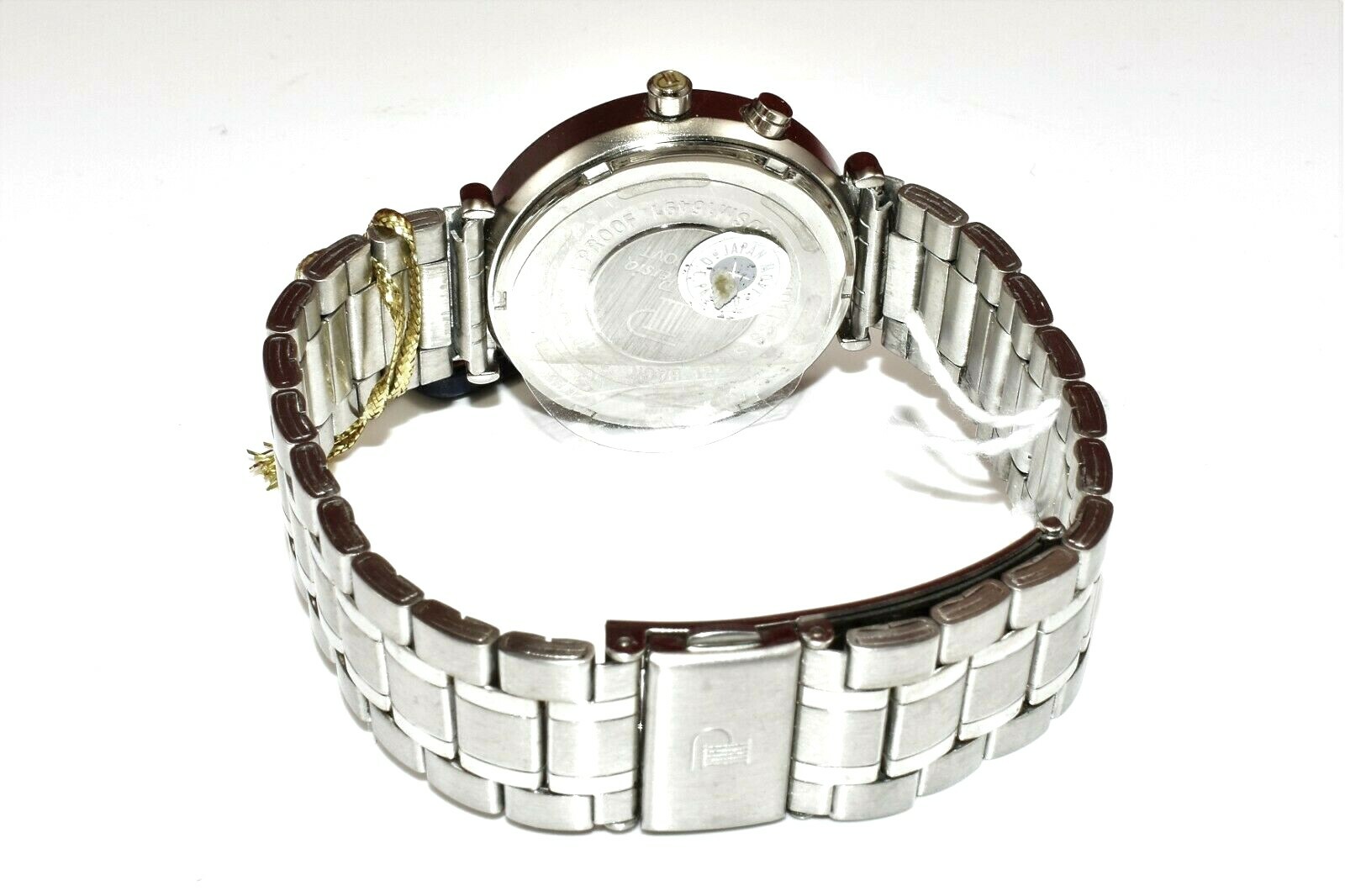 Philip Persio Professional Silver Finish Bezel Wrist Watch 3 ATM Water ...