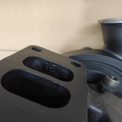 Turbocharger Turbo Holset HX35 T3 16cm twin scroll billet V-band made ...