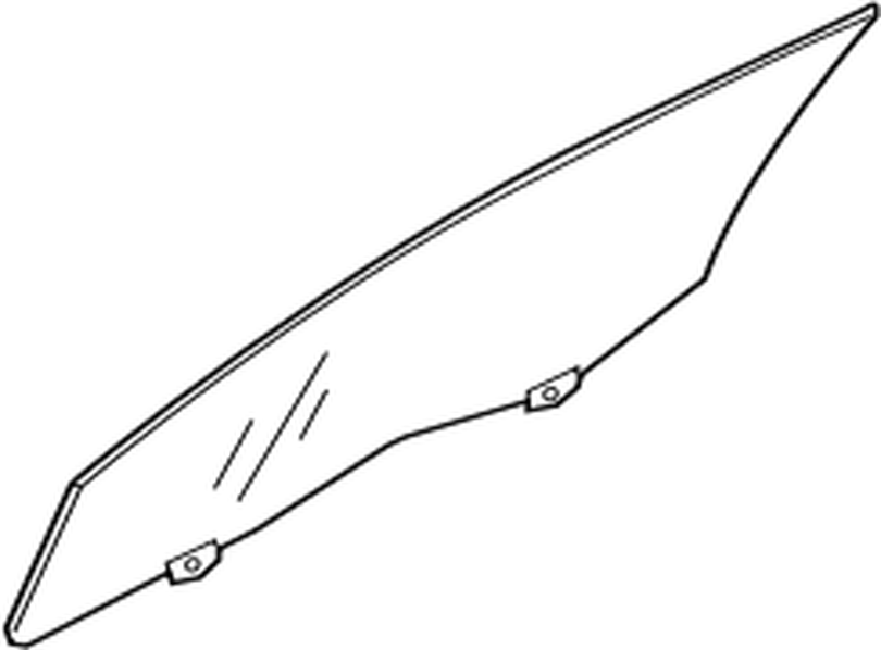 5706A945 Mitsubishi Glassfr door window 5706A945, New Genuine OEM Part ...