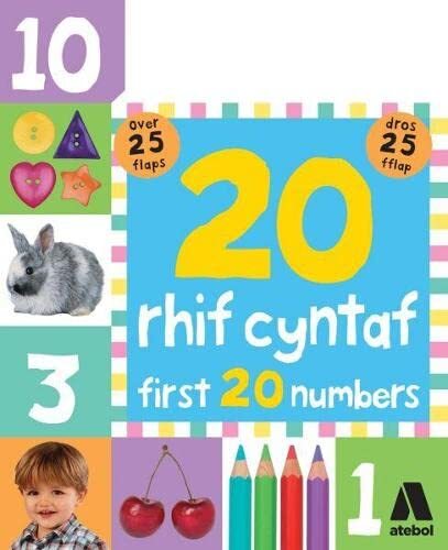 20 Rhif Cyntaf / First 20 Numbers by Amy A. Oliver Hardback Book The ...