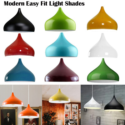 Retro Vintage Lampshade Ceiling Light Shade Easy Fit Pendant Metal Lamp ...