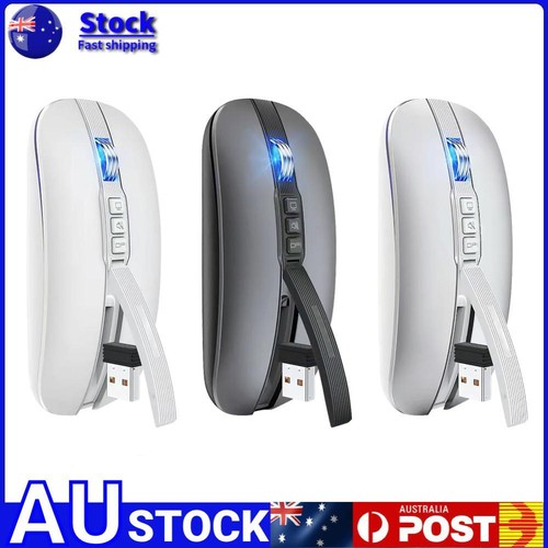 M113 USB 2.4G Bluetooth-Compatible Wireless Mice Dual Mode 2400DPI Mice ...