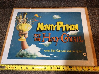 Monty Python and the Holy Grail Classic Comedy Movie Metal Tin Sign USA ...