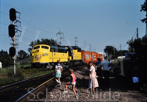 Original Slide CNW F-unit Circus train Milwaukee WI July 1989 | eBay
