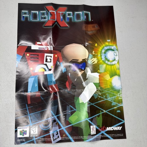 Robotron 64 Nintendo 64 N64 Poster P-NUS-NDME-USA | eBay